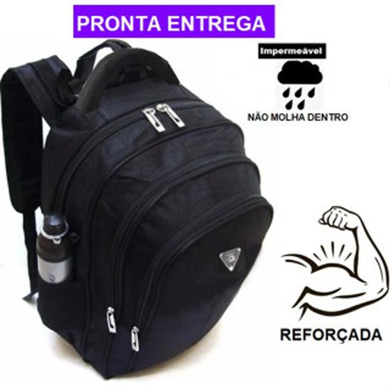 Mochila Mala Reforçada Notebook Impermeável Escolar Trabalho Oferta ...