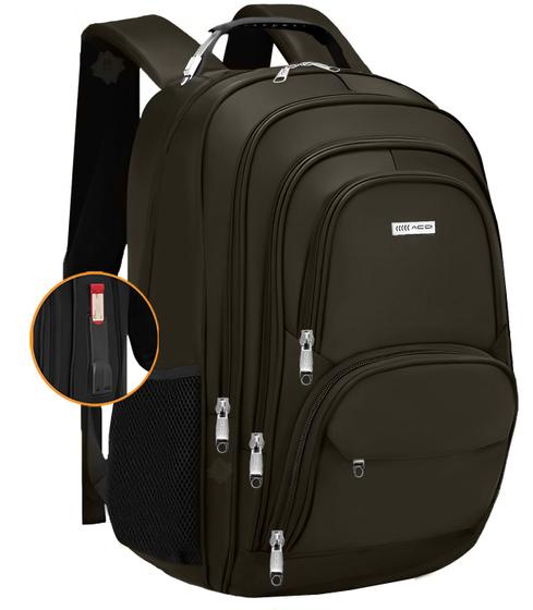 Mochila Masculina Feminina Notebook Reforçada Resistente a Água Saída ...