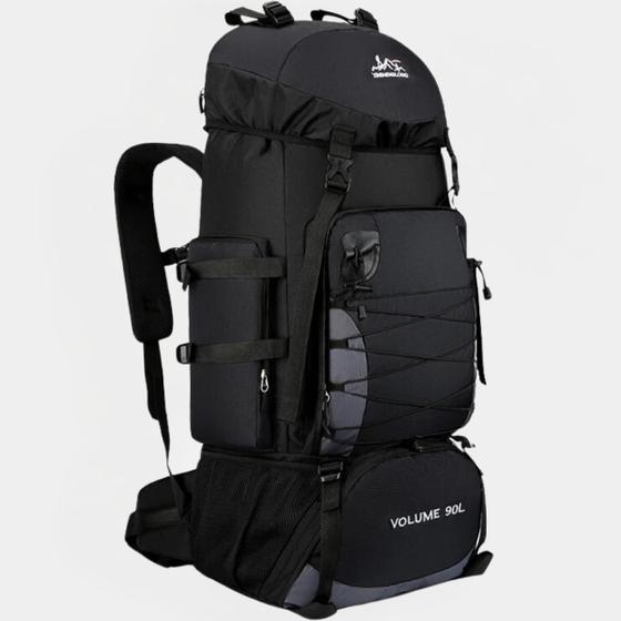 Mochila Mochilão Acampamento Mochila Pesca Trilha Viagem Camping 90L ...