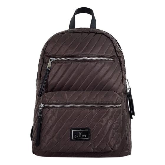 Mochila nylon matelassê diagonal - chalita - Mochilas e Pastas ...