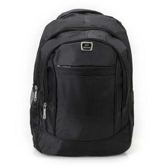 Mochila Reforçada Executiva Preta Feminino/Masculino - Jingpin ...
