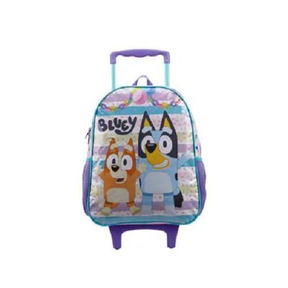 Mochila Rodinha G Escolar Bluey Bingo Disney Xeryus 11890 - Mochila ...