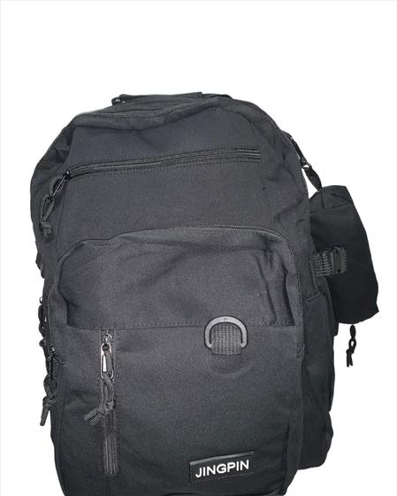 Mochila tecido com estojo Jingpin - Preta - Mochilas - Magazine Luiza