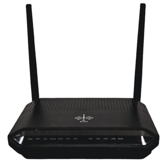 Modem Fiberhome Ont Onu Gpon Hg6143d Preto 150mb/s Wi-fi Ac - Roteador ...