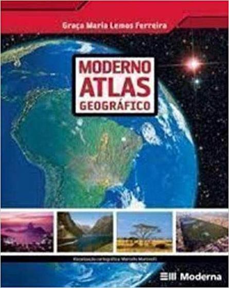 Moderno Atlas Geográfico - Moderna - Atlas - Magazine Luiza