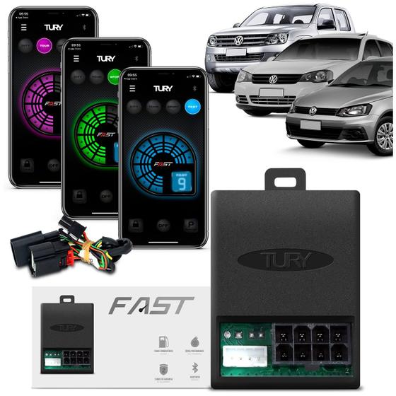 Módulo Acelerador Eletrônico Tury Fast 3.0 H Jetta T-Cross Fusca Fox ...