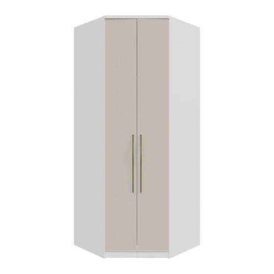 Modulo Canto Closet 2 Portas Setiba Rimo Branco/Off White - Móveis Rimo ...