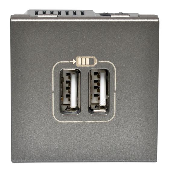 Módulo Carregador Usb 1,5A Arteor Magnesio Bivolt - Legrand - Módulo de ...