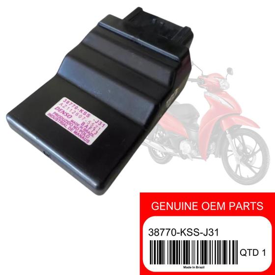 Módulo Central ECU CDI Original Honda 38770-KSS-J31 Biz 125 2018 2019 ...