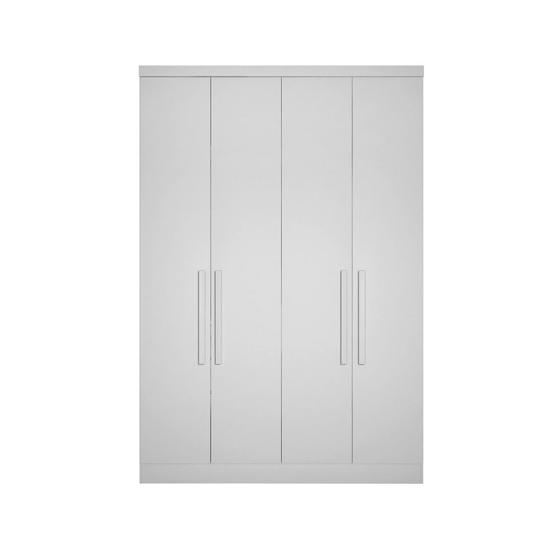 Modulo de Casal Safira para Guarda-Roupas em MDF com 4 Portas e 3 ...