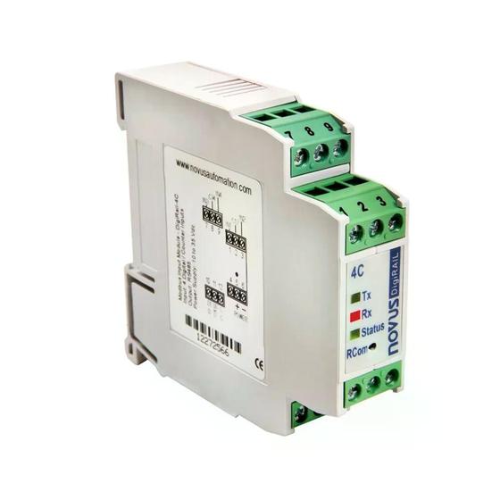Módulo de I/O Modbus DigiRail 2A (8811100001) - Novus - Cabos e ...