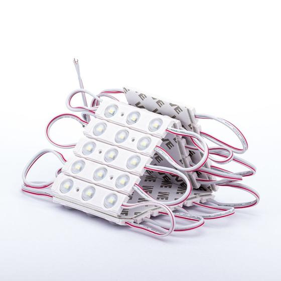 Modulo de LED Tarponn 3 SMD 55 Lumens IP67 Branca Fria 6.000K - Fita de ...