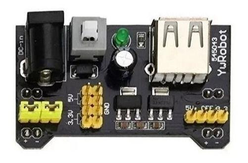 Módulo Fonte De Alimentação 3.3v 5v Protoboard P/ Arduino - Alltele ...