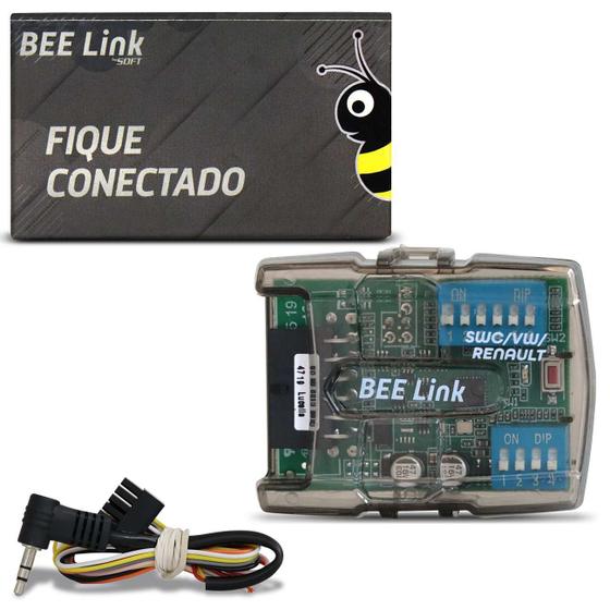Módulo Interface de Volante SWC Analógico Resistivo Universal Soft Bee para Comando Som ...
