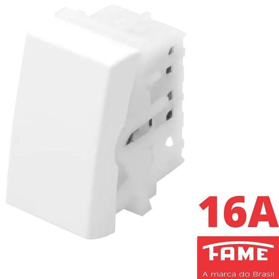 Módulo Interruptor Intermediário Four Way 16A Modulare Evidence Blanc ...