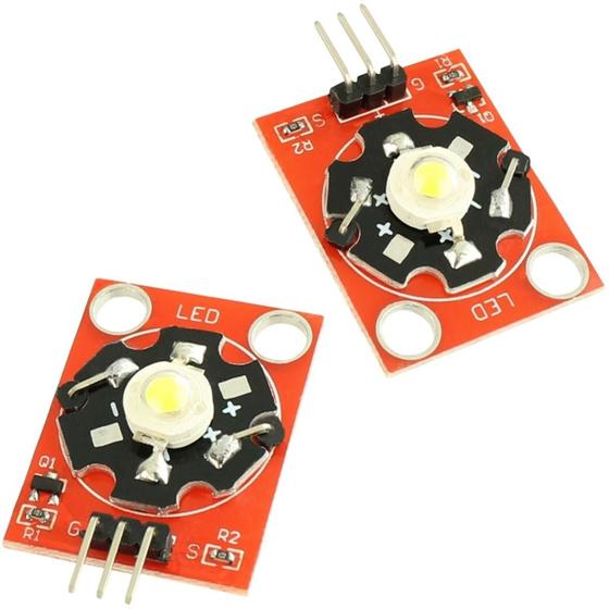 Módulo Led Super Branco Alta Brilho Potencia 3w - Para Arduino, Pic ...