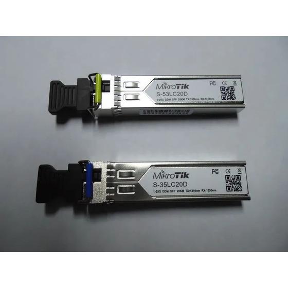 Módulo Mikrotik Sfp S 3553Lc20D Par De Módulos - Módulo SFP - Magazine ...