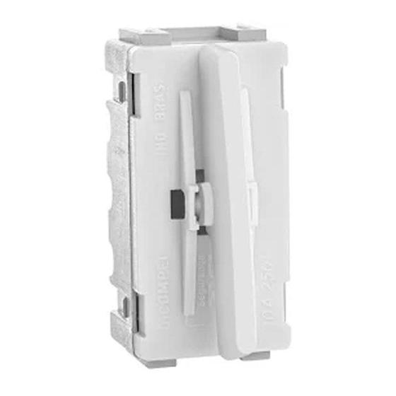 Módulo Novara Branco Interruptor Simples Dicompel - Tomadas e Interruptores - Magazine Luiza
