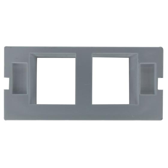 Módulo para espelho 02 Saídas Branco - Pier Telecom - Espelho / Placa ...