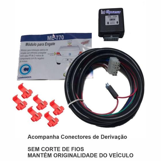Módulo Para Instalação Elétrica De Reboque Engate Me-770 com Conectores ...