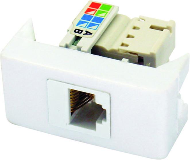 Módulo RJ45 P/ Rede de Internet Branco Linha Pérola Radial - Outros ...