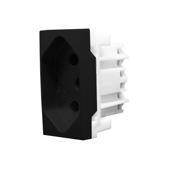 Módulo Tomada 10A Inova Pro Class Preto Fosco 85709 Alumbra - Módulo de Tomada - Magazine Luiza