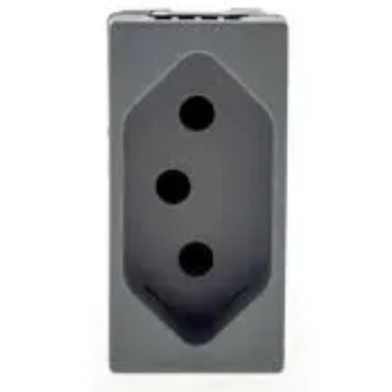 Modulo Tomada 20A Pial Plus+ Legrand Cinza 615060CZ - Módulo de Tomada ...