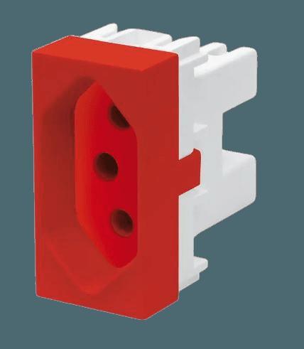 Modulo Tomada 2p+t 20a/250v Vermelha Habitat - Fame - Módulo de Tomada - Magazine Luiza
