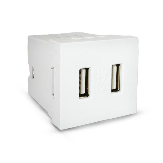 Modulo Tomada Com Usb Tomada Usb Parede Jwcom - Módulo de Tomada ...
