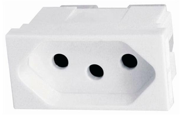 Módulo Tomada Legrand Pial Plus+ - 2P+T - 20A - Branco - 615060 ...