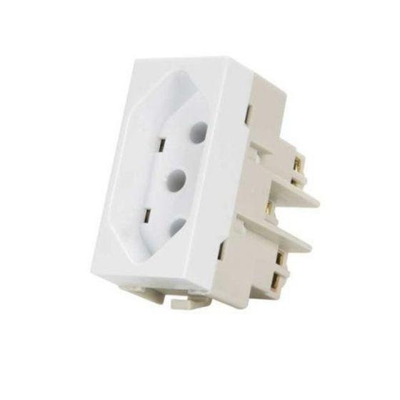 Modulo tomada padrao brasileiro 2p+t 20a-250v branca - infiniti - MAR-GIRIUS - Margirius ...
