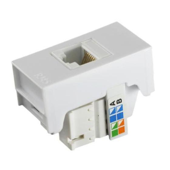 Módulo Tomada Rj45 4 Fios Slim - Ilumi - Módulo de Tomada - Magazine Luiza