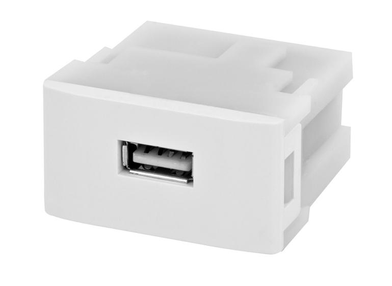 Modulo tomada usb 1,5a bivolt linha 50000 branco pezzi - Módulo de ...