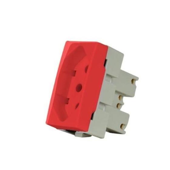 Modulo tomada verm padrao brasil 2p+t 20a-250v linha sleek - Margirius - Módulo de Tomada ...