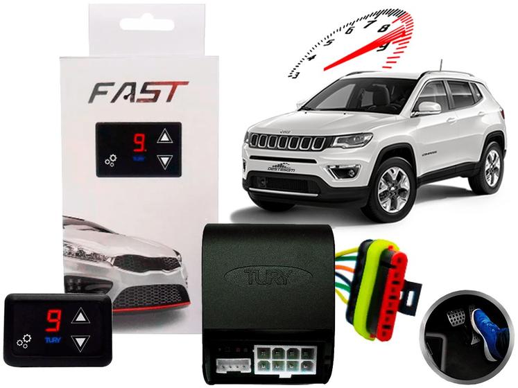 Modulo Tury Fast Acelerador Eletronico Jeep Compass - Módulo de ...