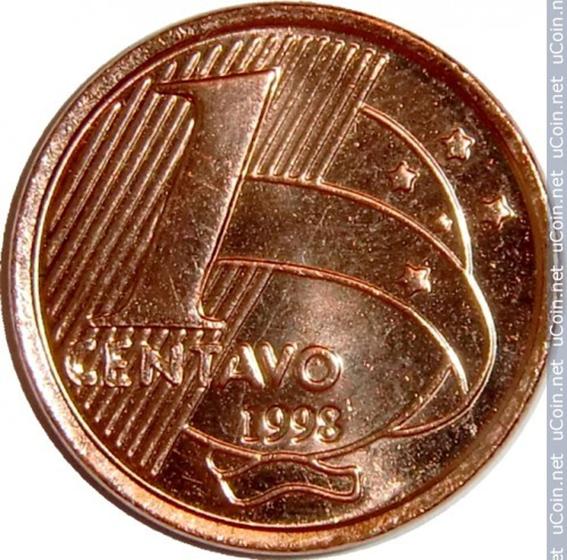 Moeda 1 centavo 1998 - Banco Central do Brasil - Colecionáveis Infantil ...