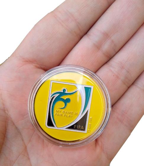 Moeda Futebol Árbitro Juiz Futebol Cara ou Coroa 1 unidade - Cartão de ...