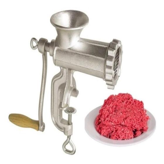 Moedor de carne maquina manual com manivela para preparar alimentos ...