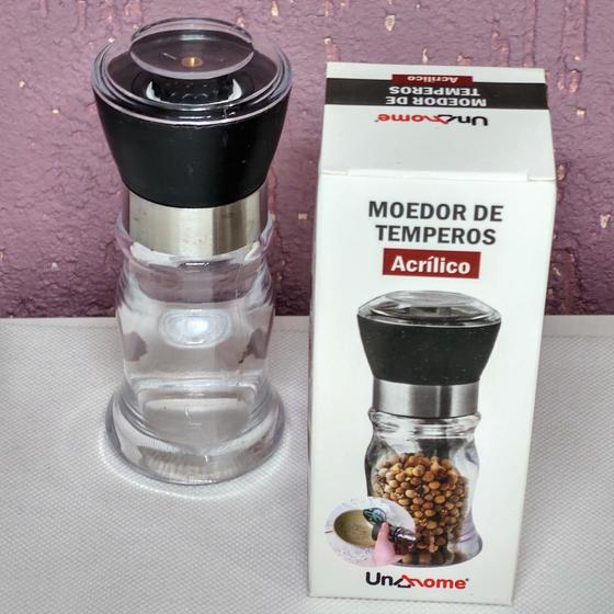 Moedor de Temperos de Acrílico - Unyhome - Moedores - Magazine Luiza