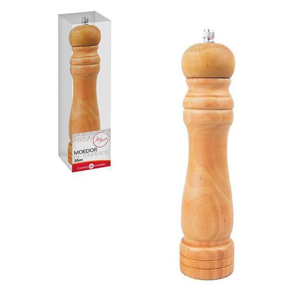 Moedor De Temperos Madeira 20Cm - Zein - Moedores - Magazine Luiza