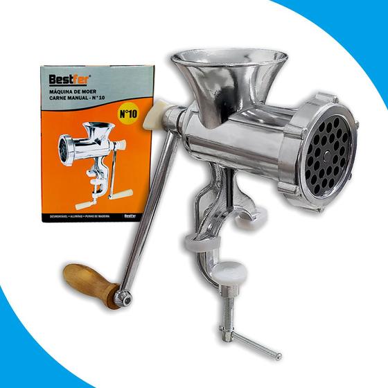Moedor Moer Carne Manual Fácil Simples Para Preparo De Carne - Bestfer ...