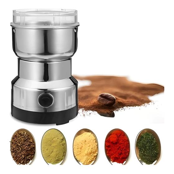 Moedor Triturador De Café Grãos Sementes Elétrico Inoxidável - ZEM ...