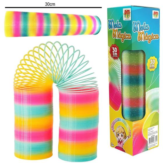 Mola Mágica Maluca Colorida Arco Íris de 30 Centímetros - DM TOYS ...