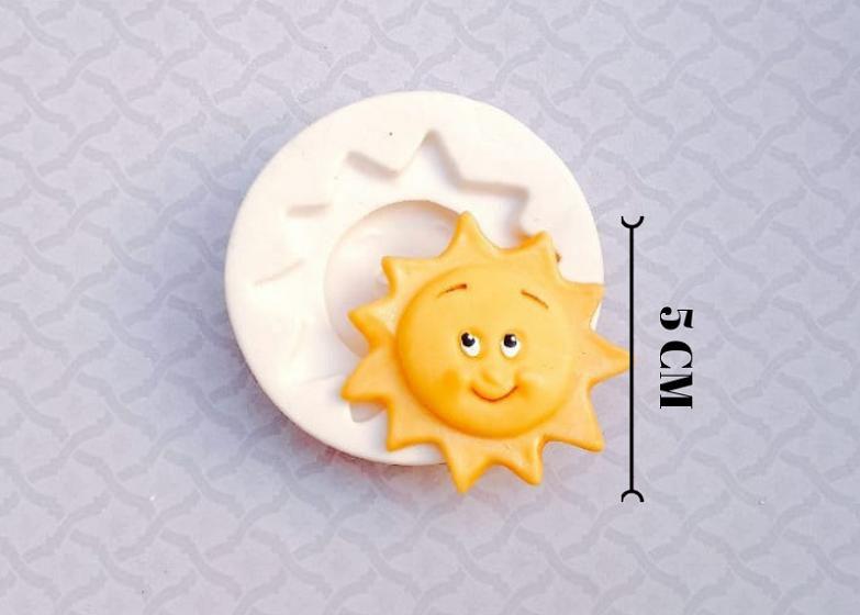 Molde de silicone biscuit confeitaria - sol - MODELE - Molde e Marcador ...