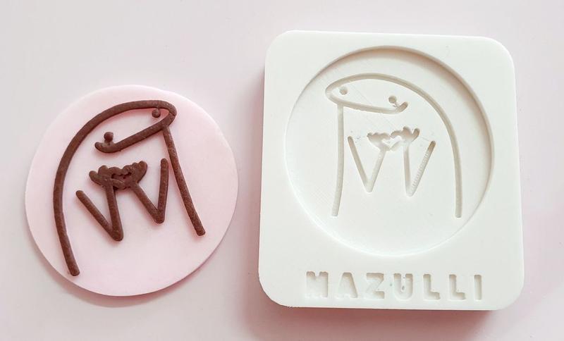 MOLDE DE SILICONE Flork meme coração cod 2365 5 cm - Mazulli Arte ...