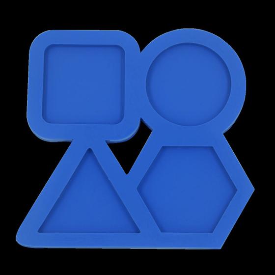 Molde de Silicone Formas Geométricas - Redelease - Molde e Marcador ...