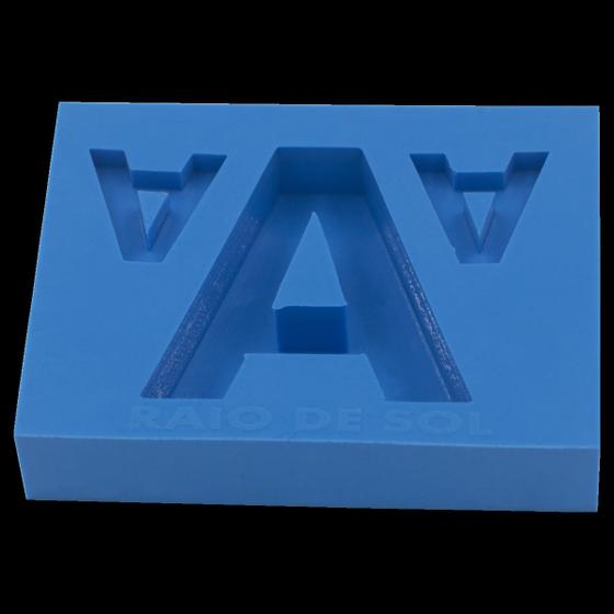 Molde de Silicone Letra A (Alfabeto) - Redelease - Molde e Marcador ...