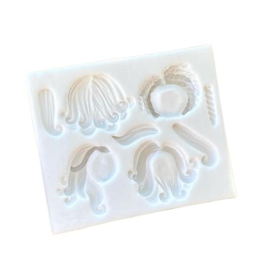 Molde de Silicone Mechas de Cabelos Universal 8 Cav - Cia do Molde ...