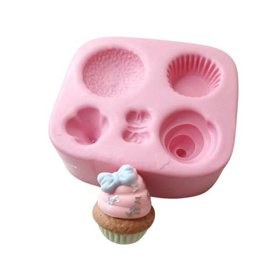 Molde de Silicone Para Biscuit Fábrica de Cakes - cod: 2825 - Mj ...