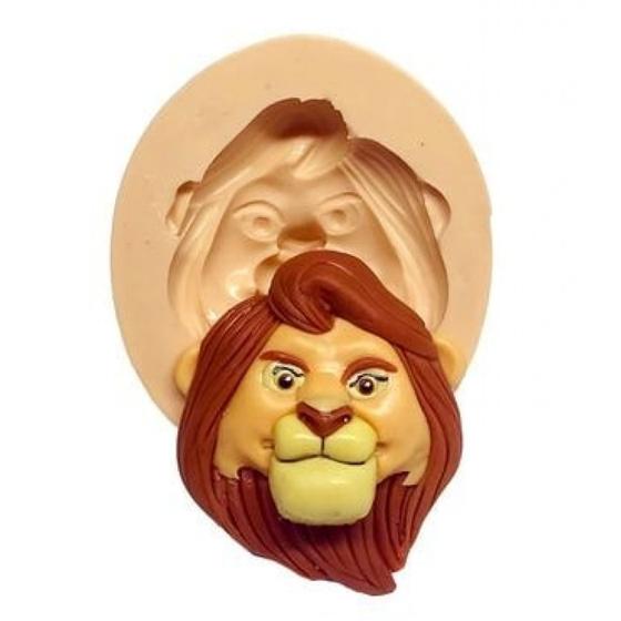 Molde De Silicone Rosto Rei Leão Simba Grande S584 - MOLDS PLANET ...